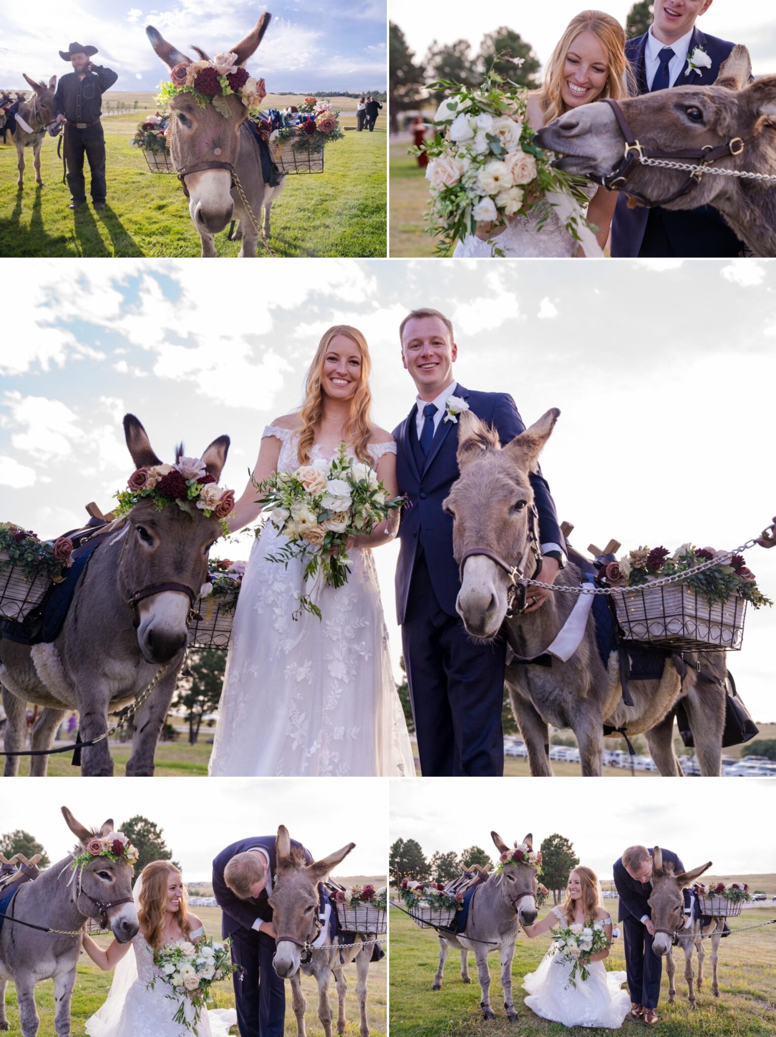 Beverage Burros at Flying Horse Ranch Wedding | Katie Corinne ...
